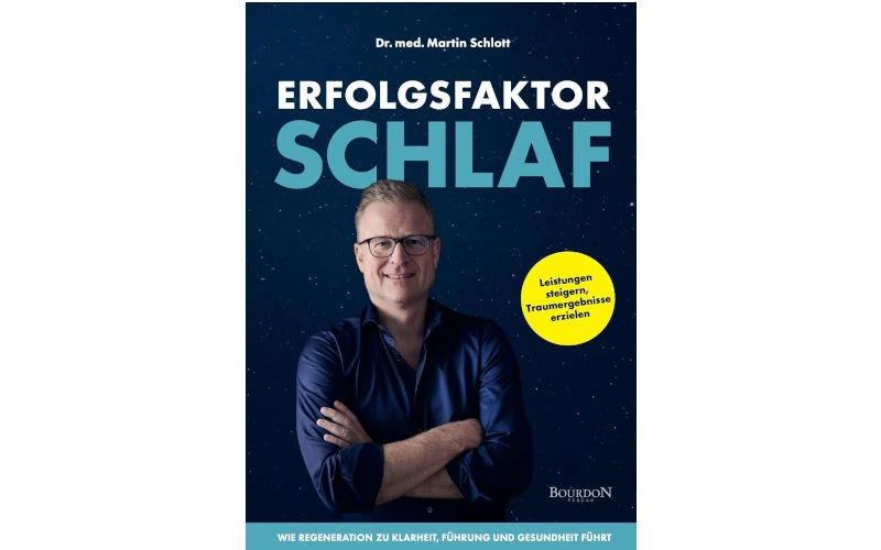Das Buch "Erfolgsfaktor Schlaf" vorbestellen | Dr. med. Martin Schlott